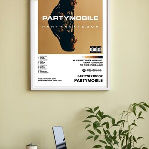 PartyNextDoor- PartyMobile Album Poster / Album Cover Poster ...