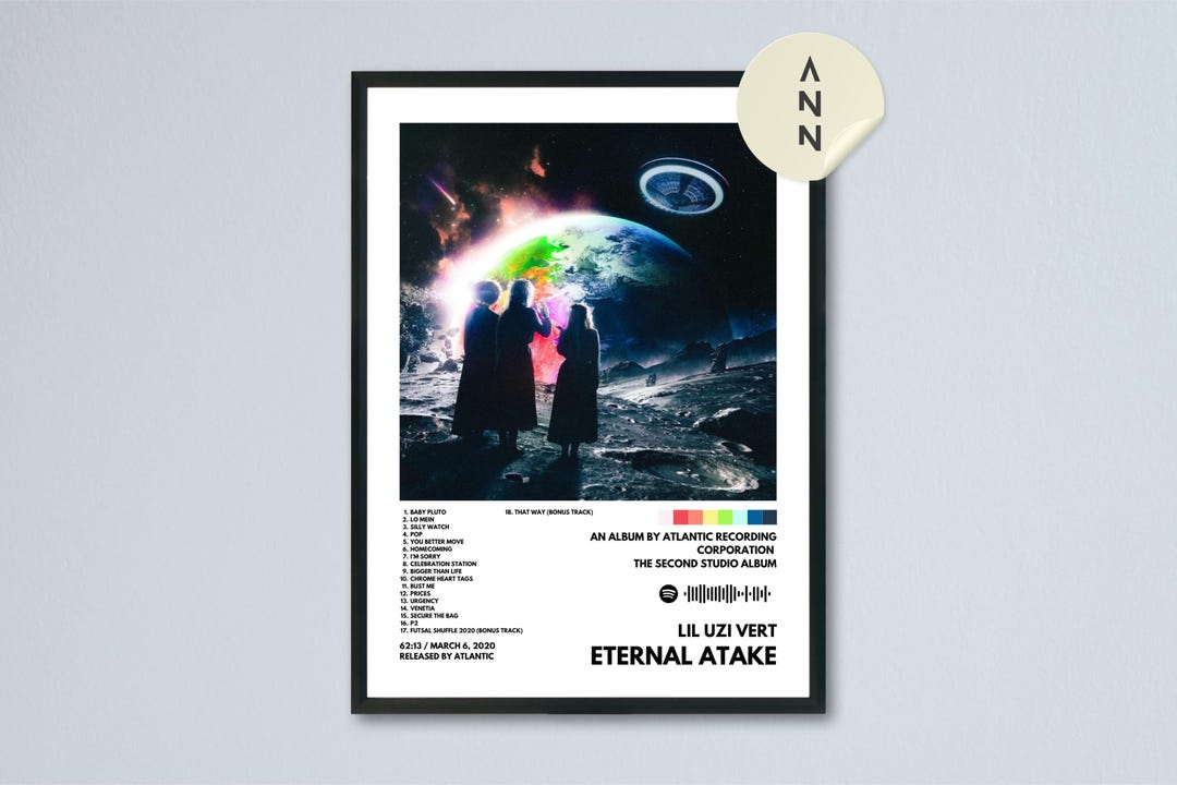 Lil Uzi Vert - Eternal Atake Album Poster / Album Cover Poster / Wall ...