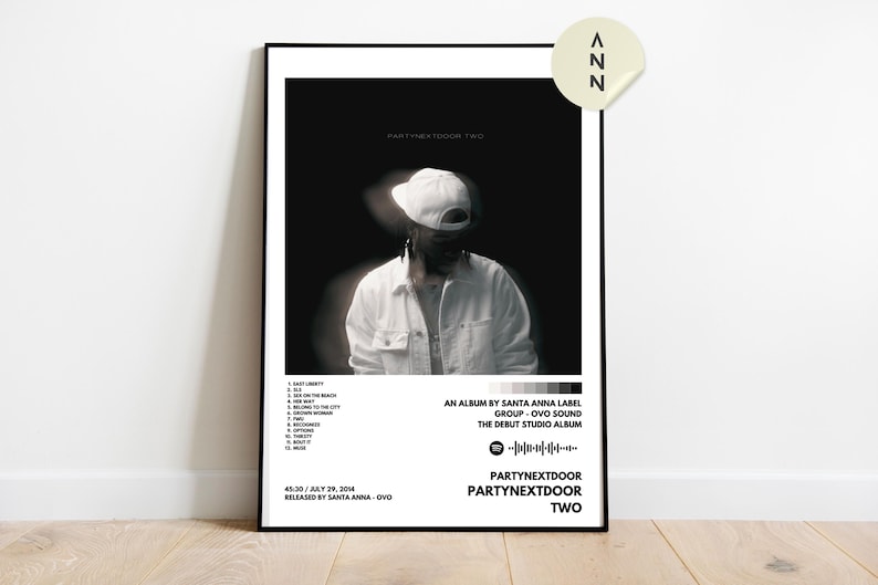 Partynextdoor - Partynextdoor Two Album Poster / Album Cover Poster ...