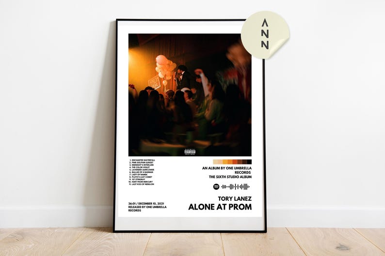 Tory Lanez - Alone at Prom Album Poster / Album Cover Poster / Wall ...
