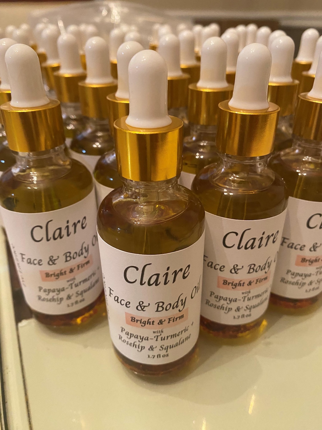 Facial Oil- Glow Complex- Face and Body Oil-even Tone- Revitalizing ...