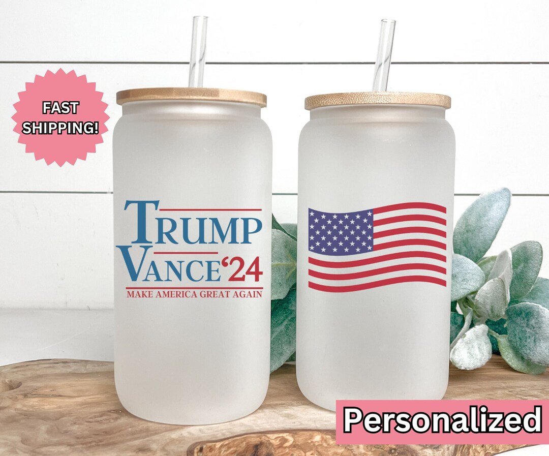 Trump Glass, Elect Trump 2024, Trump Glass Cup, Trump Cup Gift, Trump ...