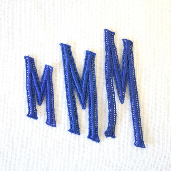 Letter M Applique - Etsy