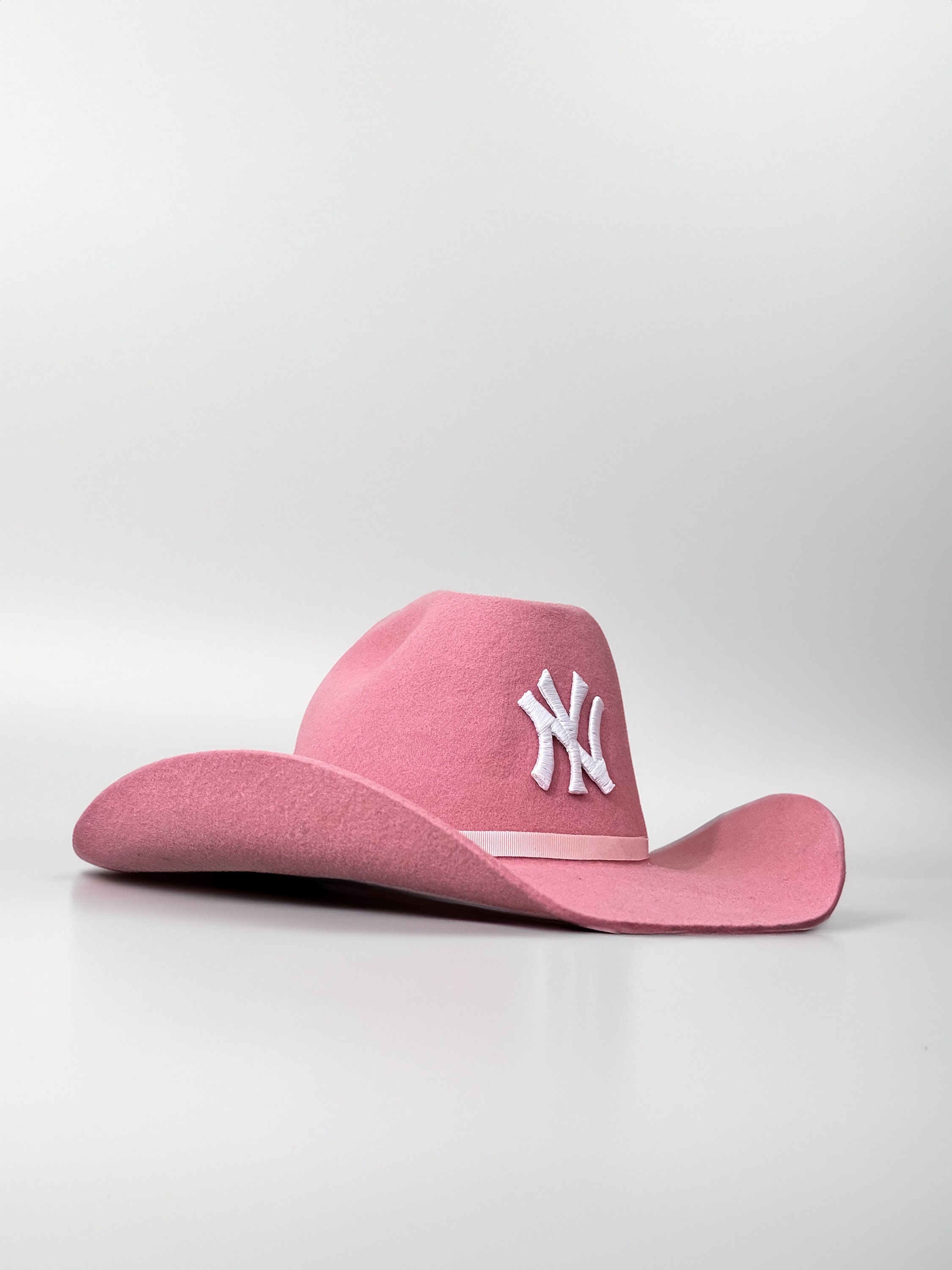 New York Yankees Cowboy Hat Pink - Etsy