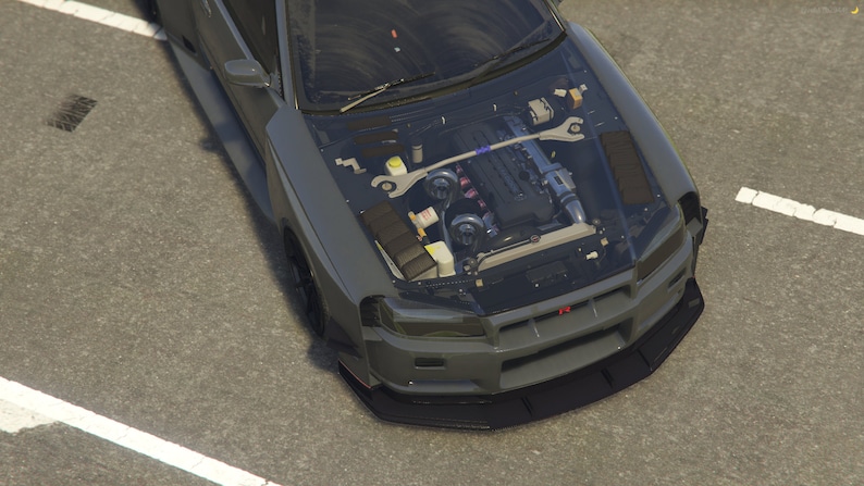 Nissan Skyline R34 GTR | Fivem | Grand Theft Auto 5 | Optimized | Mod ...