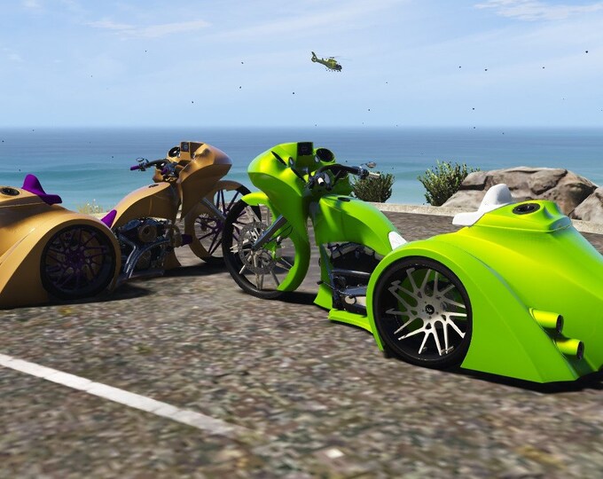 Custom Trike Bagger |Fivem | Mod | Optimiert |debadged | Kein ...