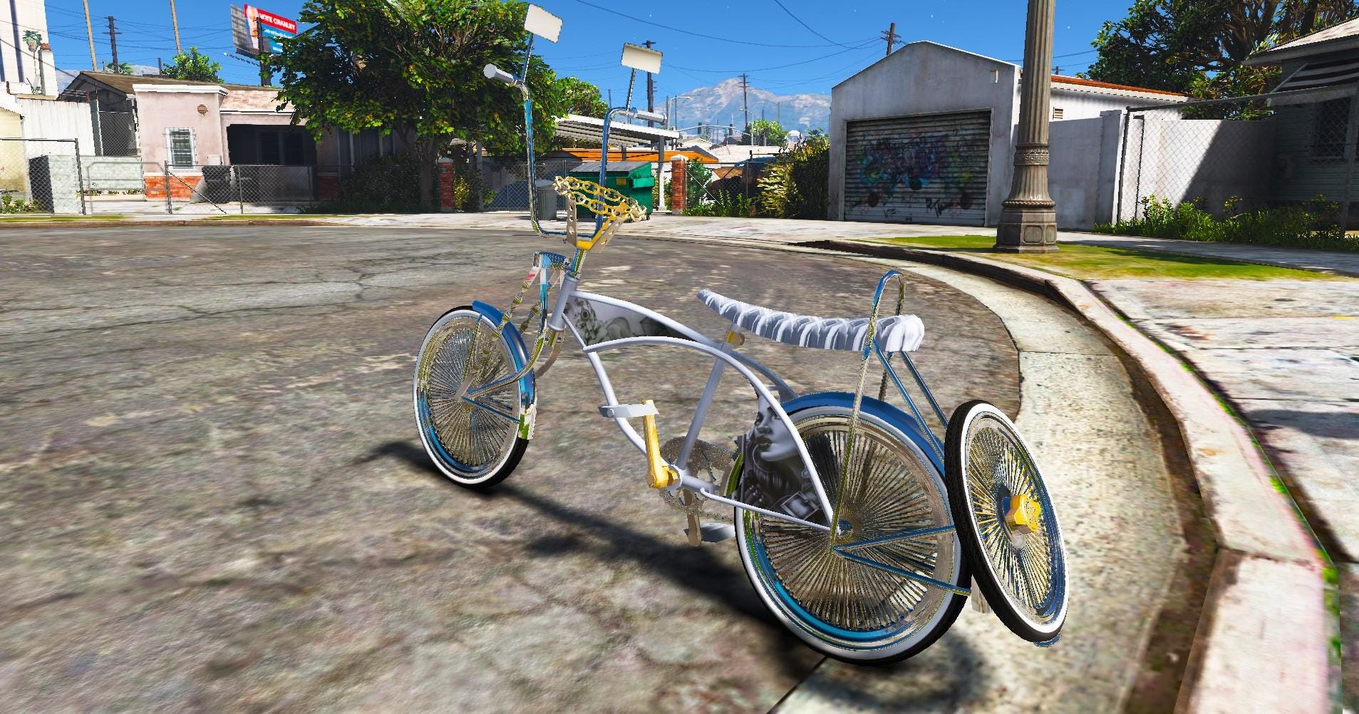 Custom Lowrider Bike /W Murals | GTA V Fivem | Grand Theft Auto 5 ...
