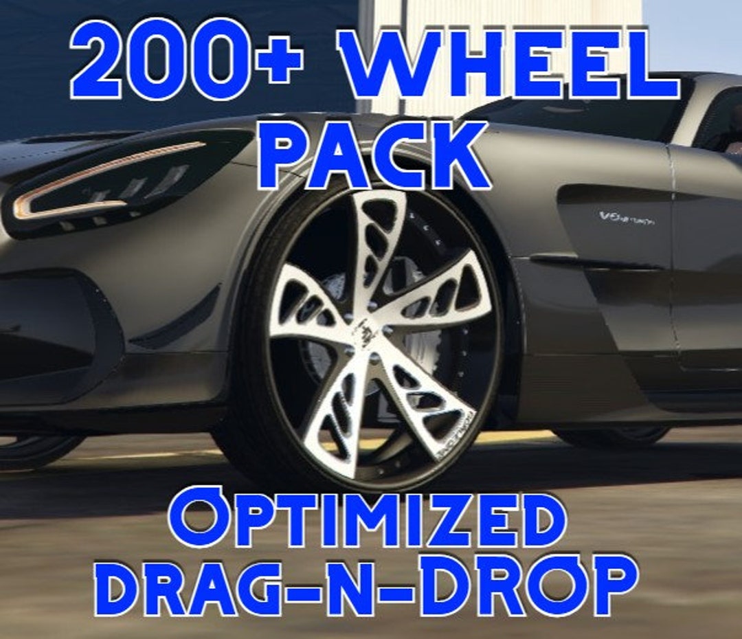 GTA V Custom Wheel Pack 200 Wheels Fivem Grand Theft Auto 5 Optimized ...