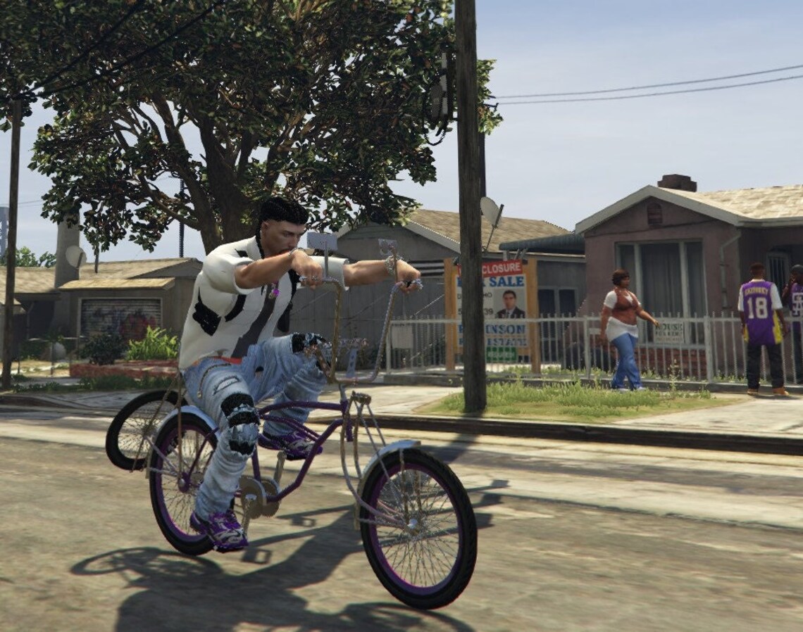Custom Lowrider Bike | GTA V Fivem | Grand Theft Auot 5 | Optimized | Lowrider Bicycle | High ...