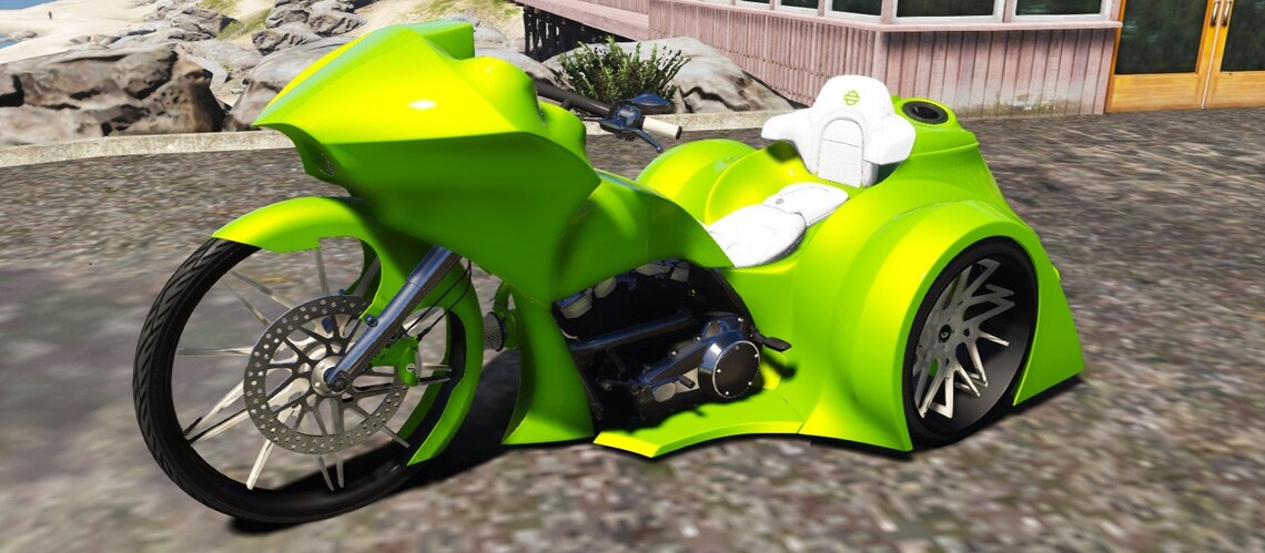 Custom Trike Bagger |fivem | Mod | Optimized |debadged | Non Branding ...
