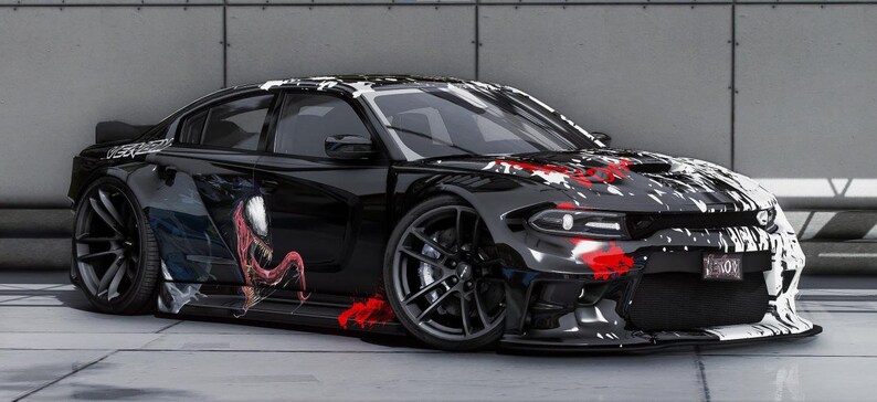Custom Widebody Charger Venom | GTA V Fivem | Venom Theme | Mod ...