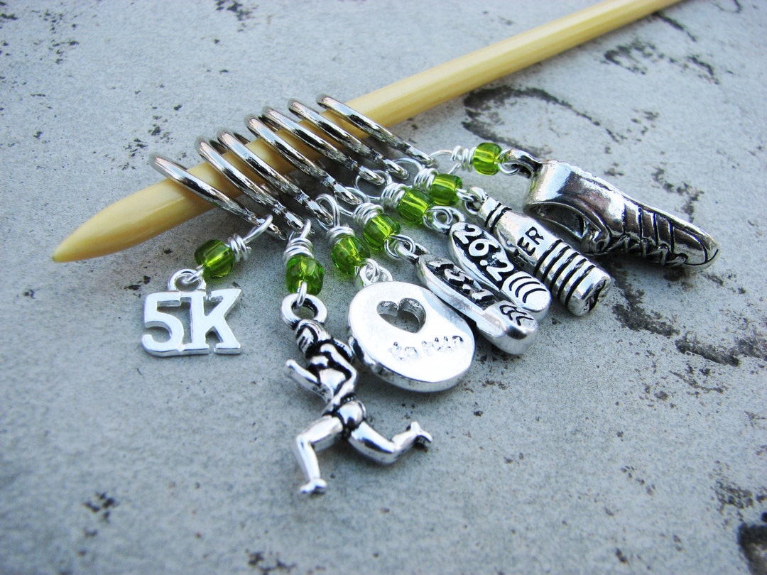 Running - Marathon Non-snag Stitch Markers - Etsy