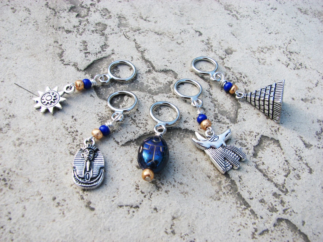 Ancient Egypt Non-snag Stitch Markers - Etsy