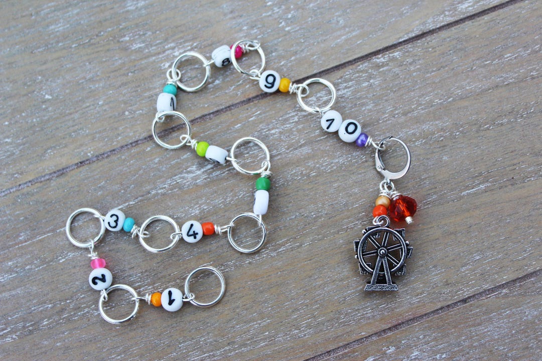 Carnival Yarnival Row Counter and Progress Keeper Chain for Knitters ...