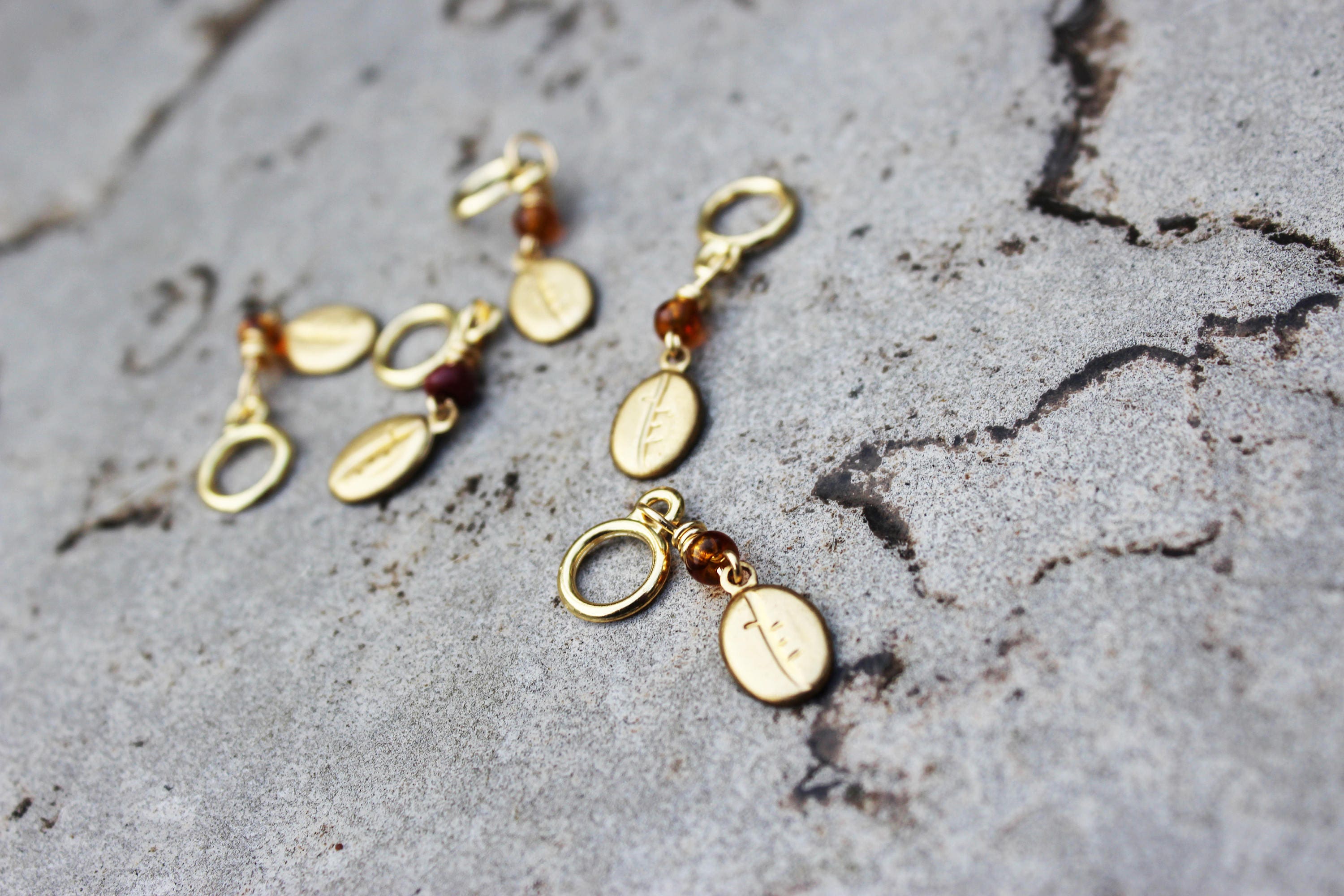 Coffee Bean Stitch Markers - Etsy