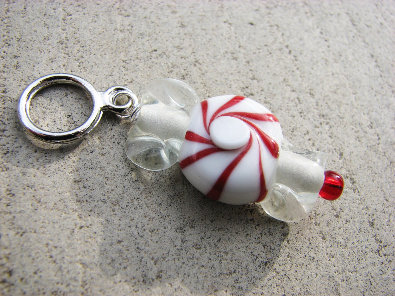 Peppermint Candy Stitch Markers - Etsy