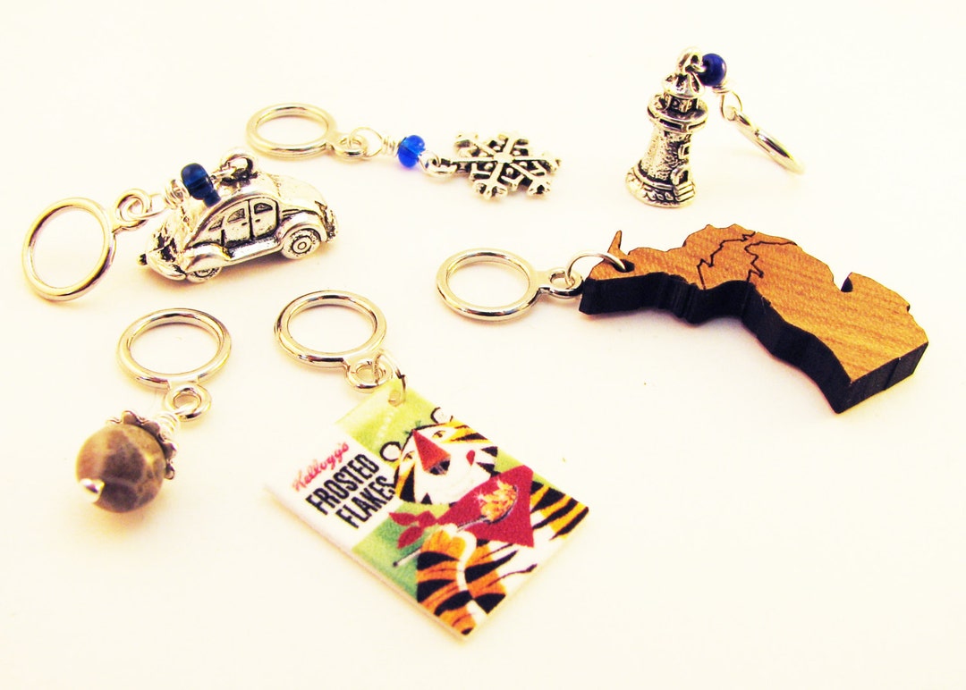 Michigan Non-snag Stitch Markers for Lovers of the Great - Etsy