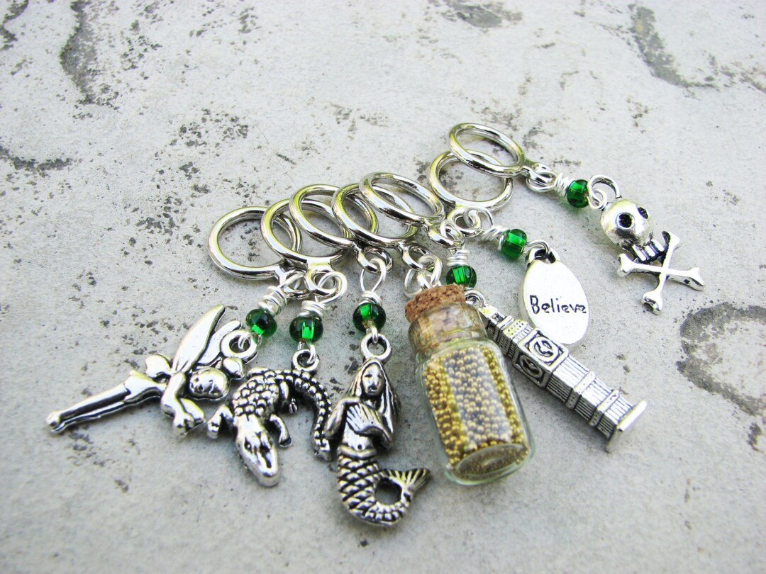 Peter Pan Non-snag Stitch Markers - Etsy