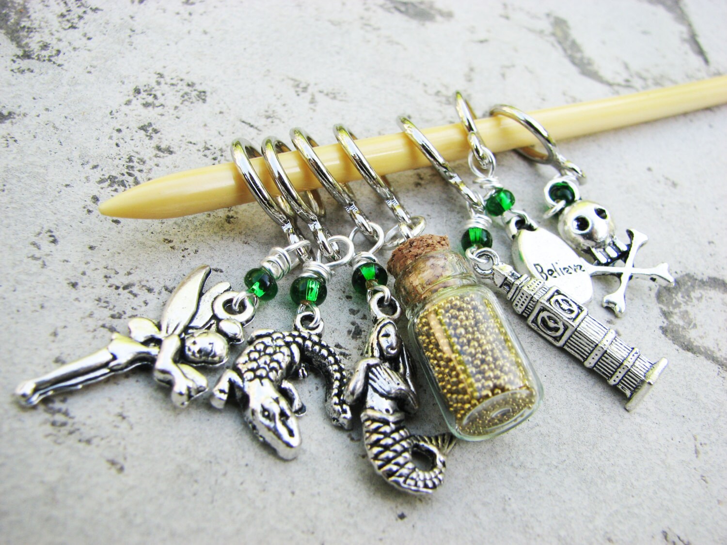 Peter Pan Non-snag Stitch Markers - Etsy