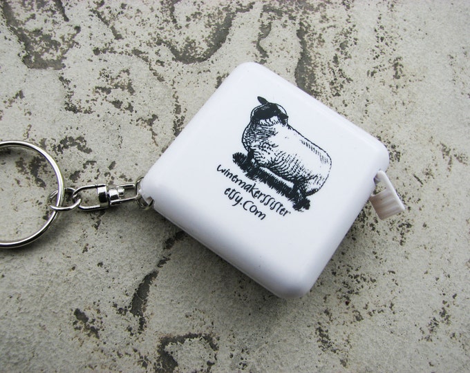 Sheep Tape Measure With Key Ring/chain - Etsy