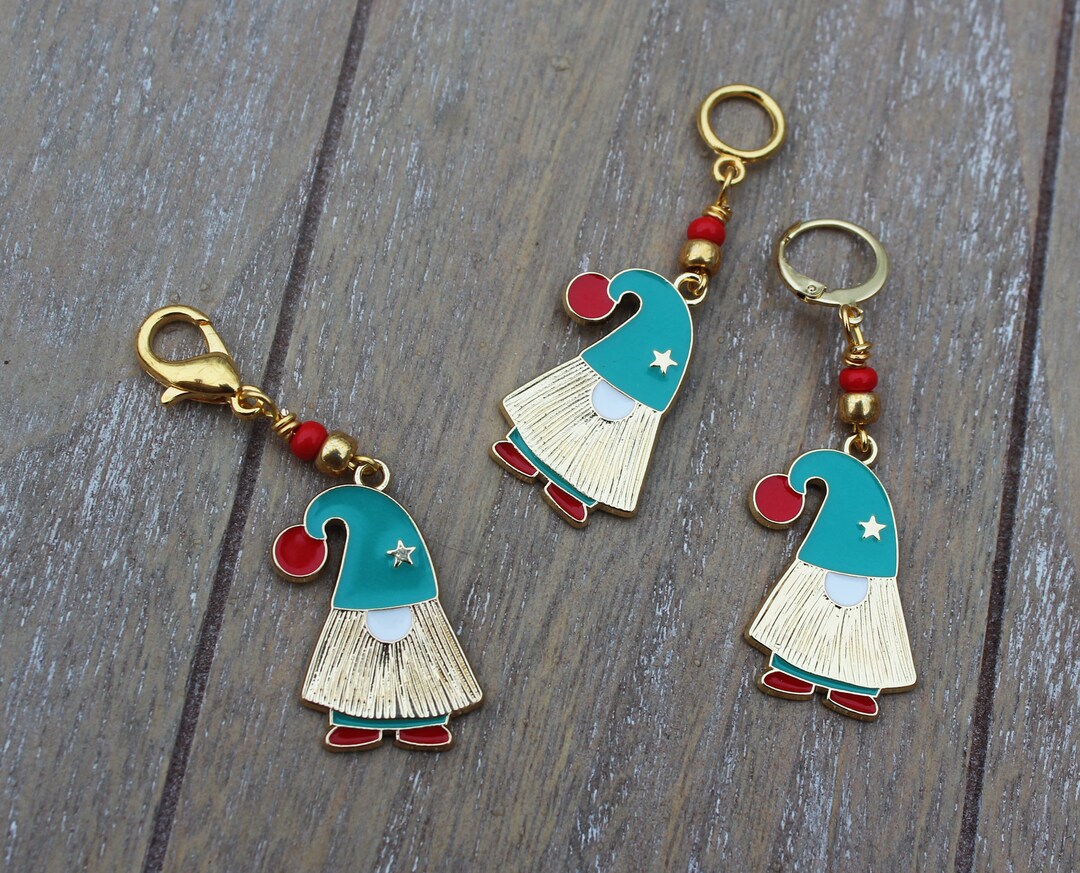 Garden Gnome Progress Keeper or Stitch Marker - Etsy