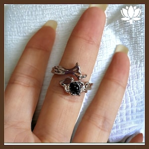 Goth Rings Thorny Rose Ring for Women Men Charm Jewelry Spiritual ...