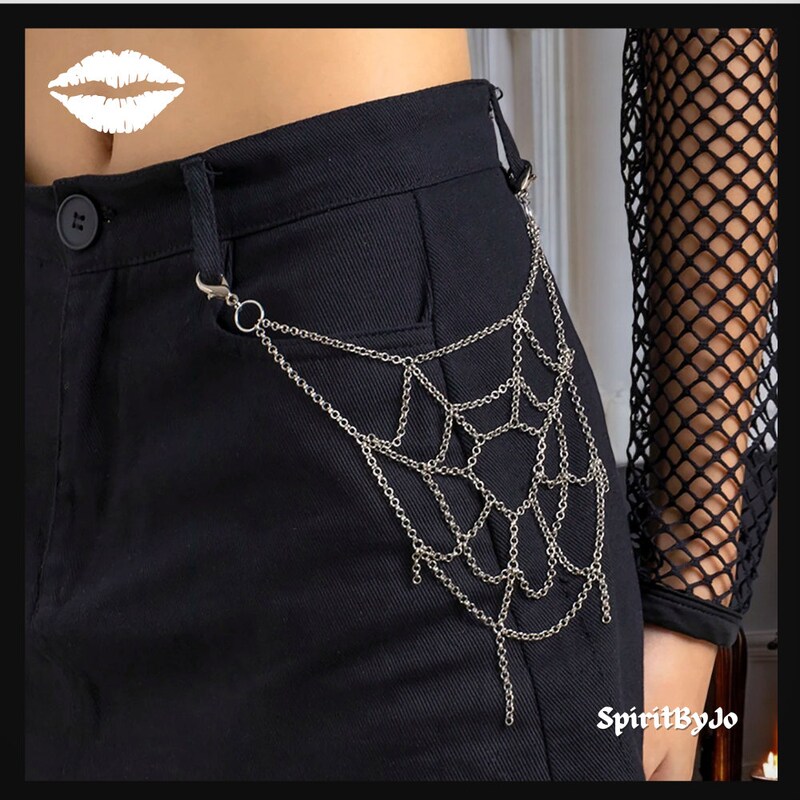 Y2k Waist Chain - Etsy