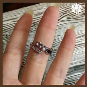 Goth Rings Thorny Rose Ring for Women Men Charm Jewelry Spiritual ...