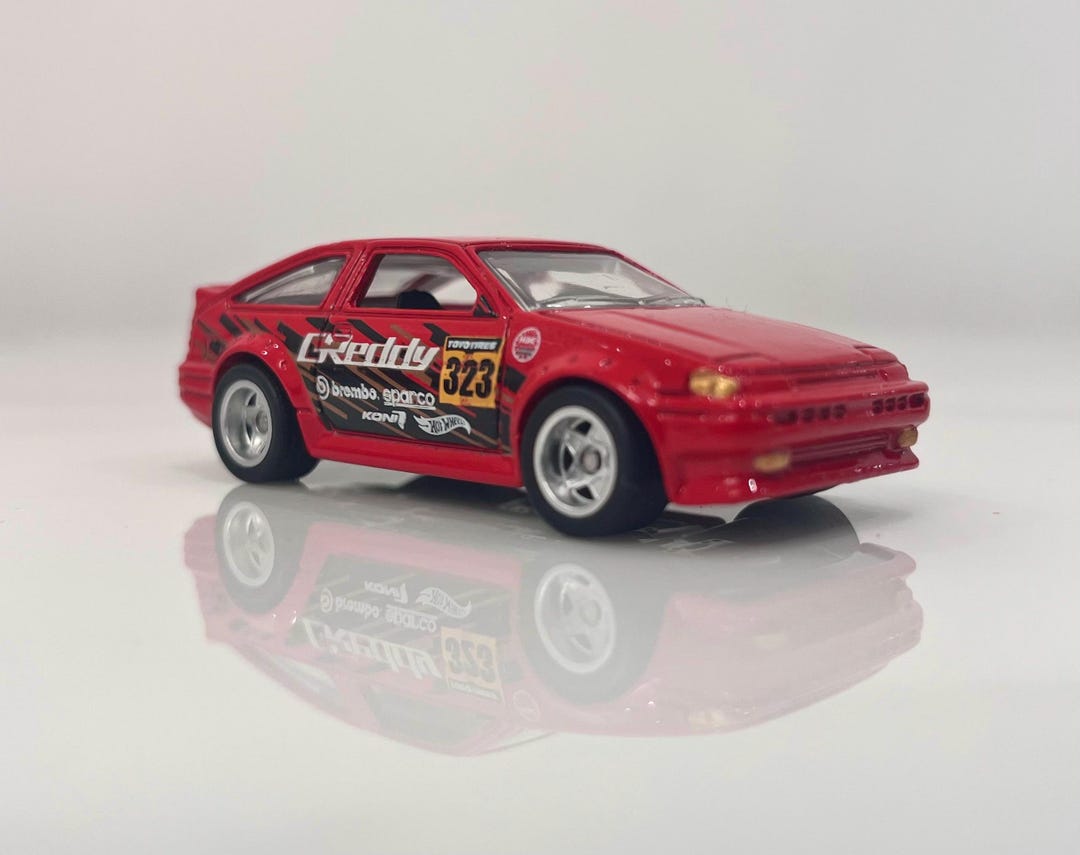 Hot Wheels Toyota AE86 Corolla - Custom Wheel Swap - Etsy