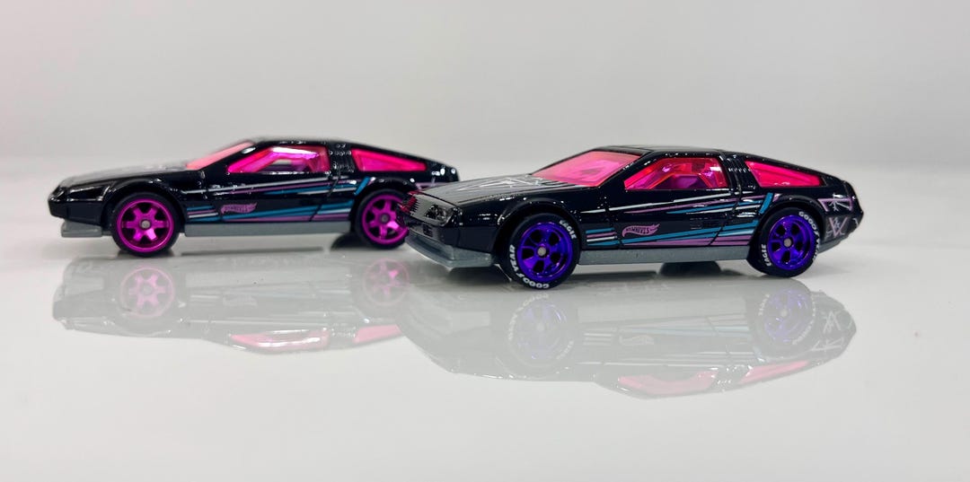 Hot Wheels DMC Delorean - Custom Wheels - Etsy
