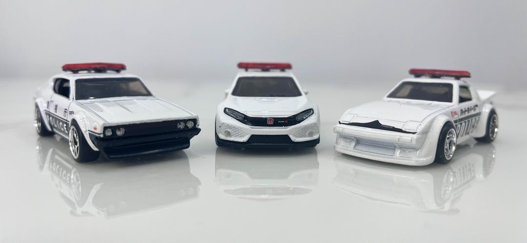 Hot Wheels Custom JDM Police Cars - Etsy