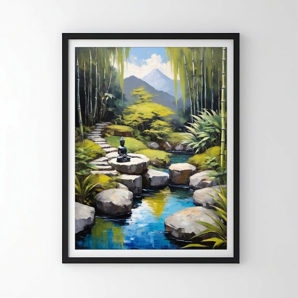 Zen Rocks Wall Art - Etsy