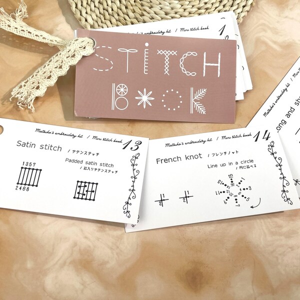 Embroidery Stitch Book - Etsy