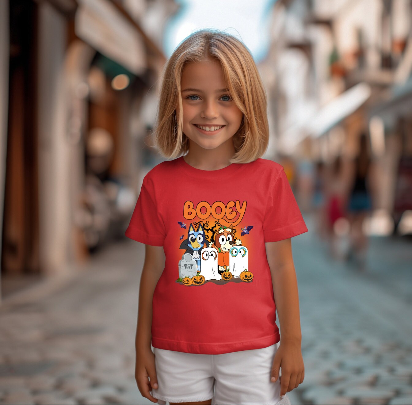 Booey Halloween Shirt, Bluey Halloween, Spooky Cartoon T-shirt,witchy ...