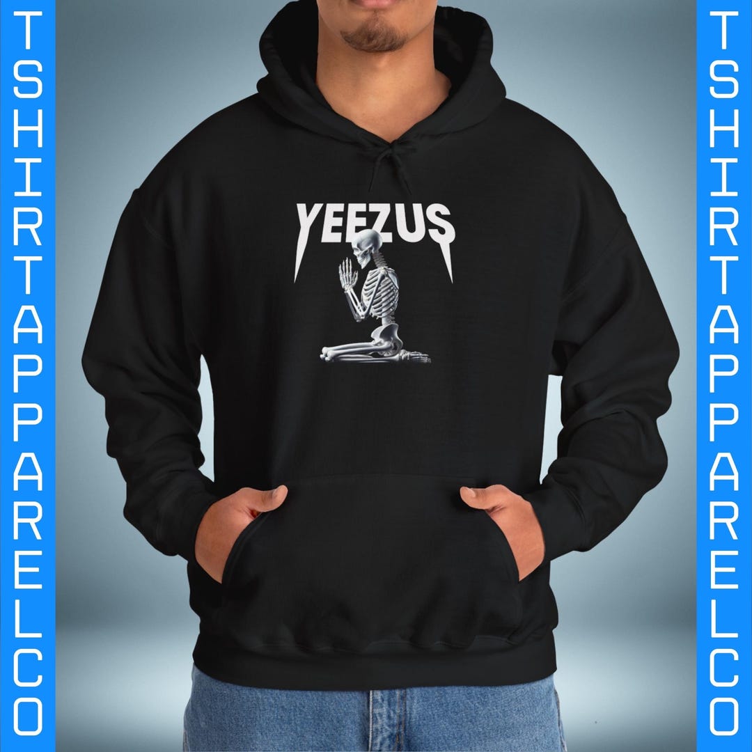 Yeezus Kanye West Hoodie, Kanye Graphic Hoodie, Ye Pullover, Rap Hoodie ...
