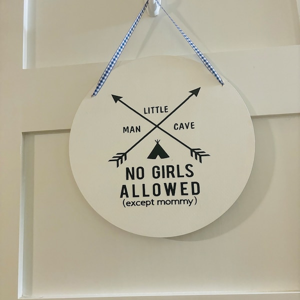 Little Man Door Sign - Etsy