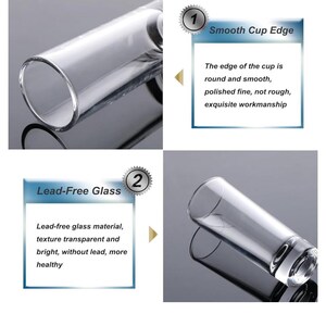 Custom Made 2 Ounce Glass Shot Glasses, Set of 4 - Etsy