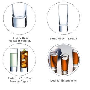 Custom Made 2 Ounce Glass Shot Glasses, Set of 4 - Etsy