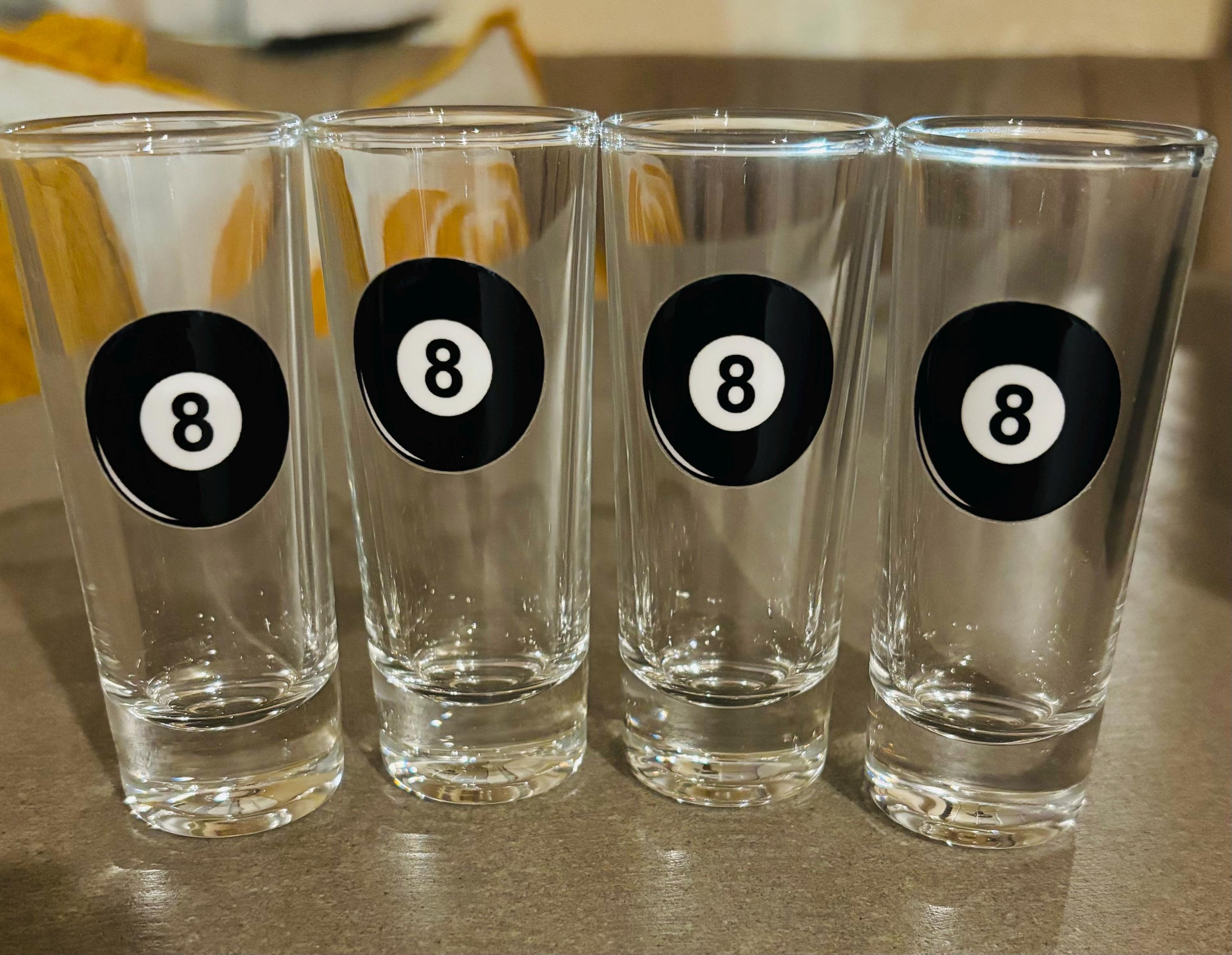 Custom Made 2 Ounce Glass Shot Glasses, Set of 4 - Etsy