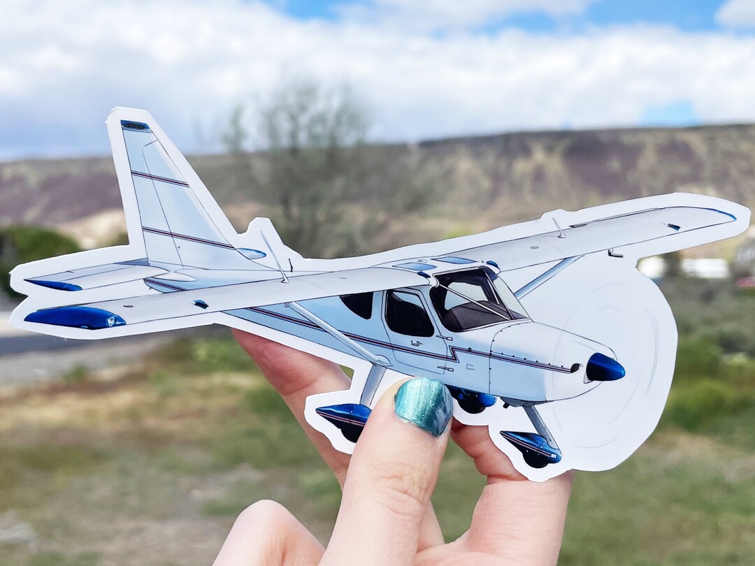 Custom Airplane Stickers Hand-drawn Personalized Aviation Gifts for ...