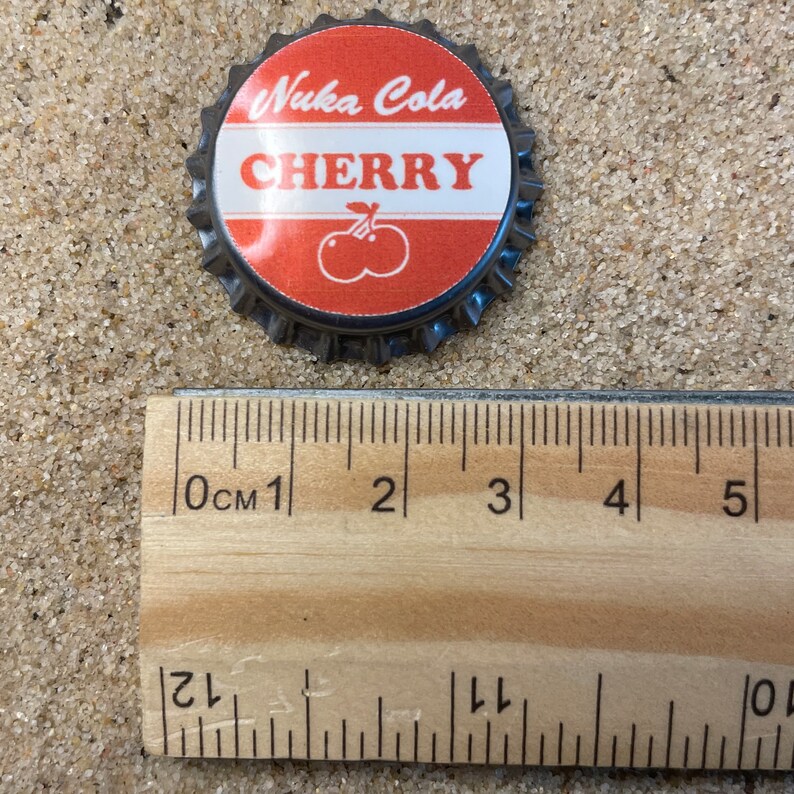 Nuka Cola Cherry Bottle Caps Metal Bottle Caps Inspired by Fallout - Etsy