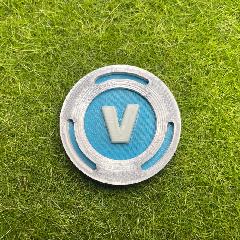 V-bucks - 3D Printed Coins Inspired by Video Games - Etsy Australia