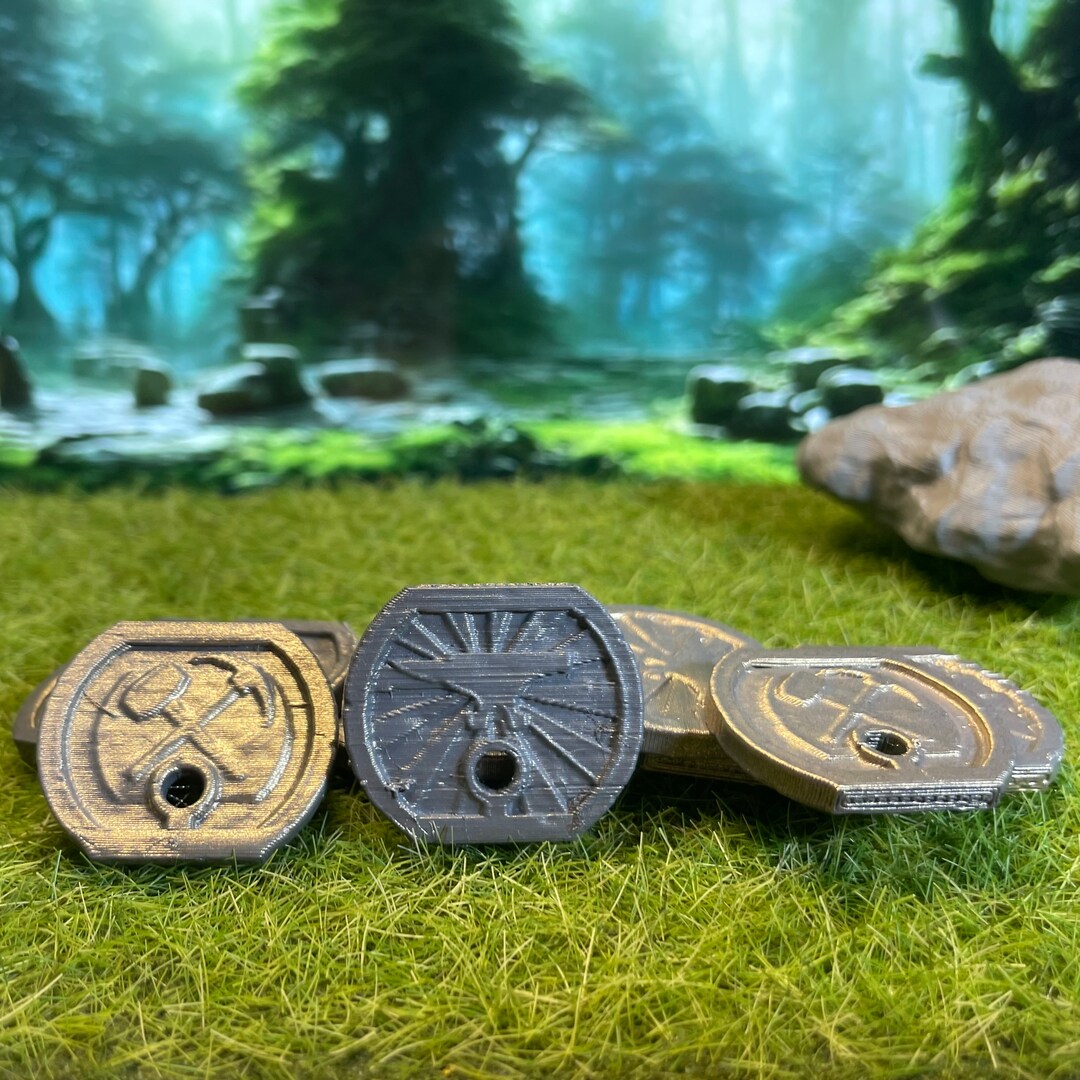 RPG Electrum V1 - Gold Coins for D&D and Other Games - Etsy