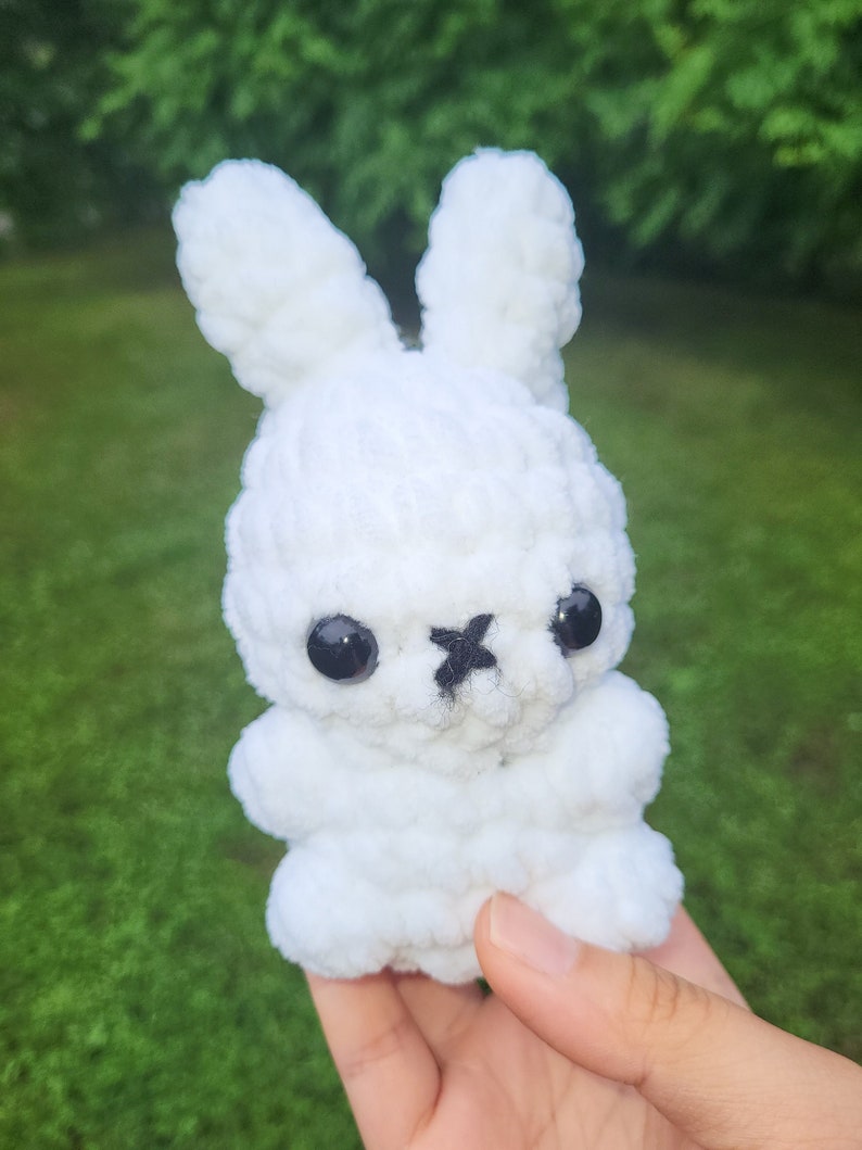 Crochet Mini Bunny Plush | Cute Bunny Plushie | Soft Plush | Bunny ...