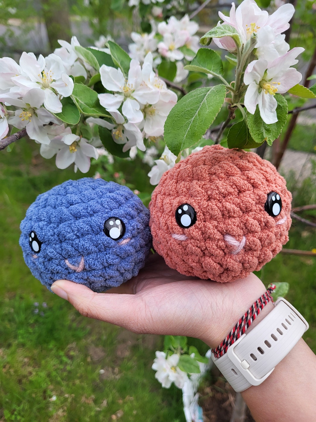 Crochet Stress Ball | Stress Relief Plush | Cute Plushie - Etsy