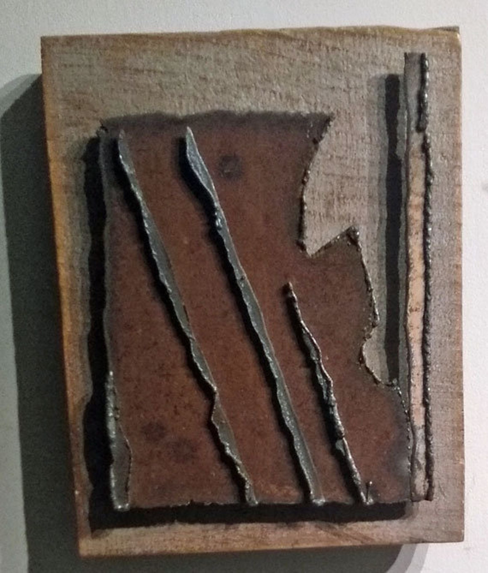 Metal Sculpture "edges" Abstract Industrial Steel Art Wall Hanging - Etsy