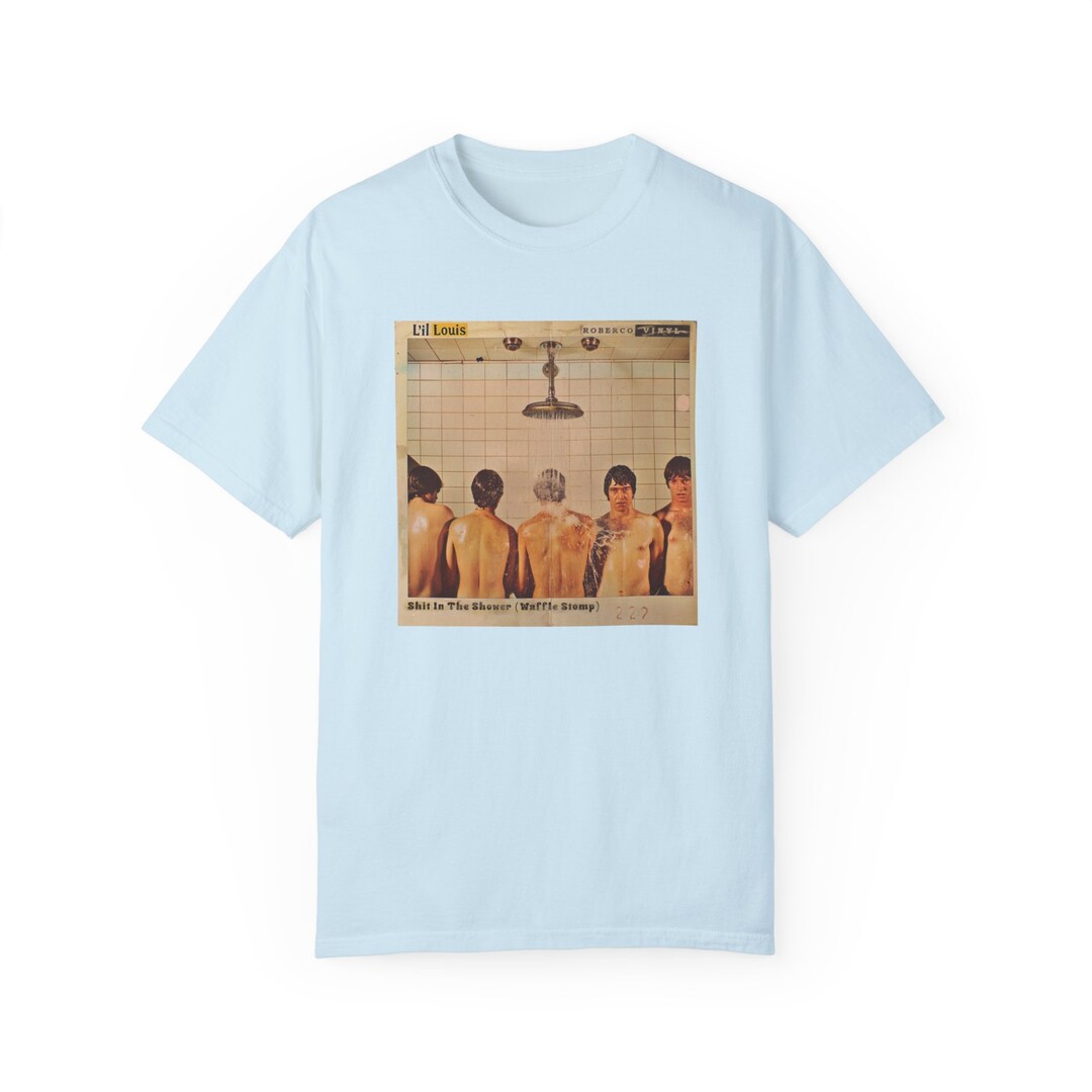 S in the Shower waffle Stomp Unisex Garment-dyed T-shirt - Etsy