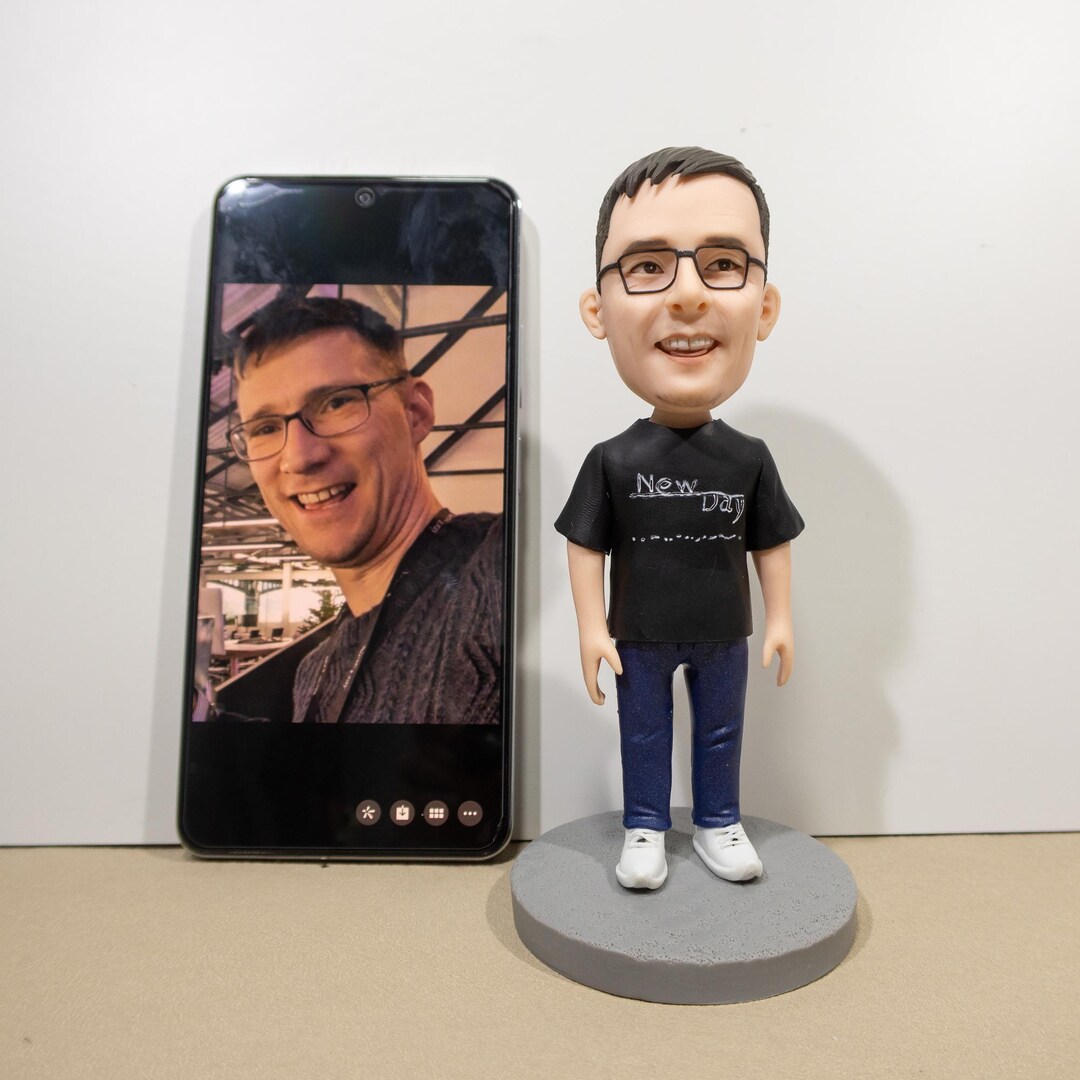 Custom Anniversary Bobblehead Gift, Photo Bobbleheads, Customized ...