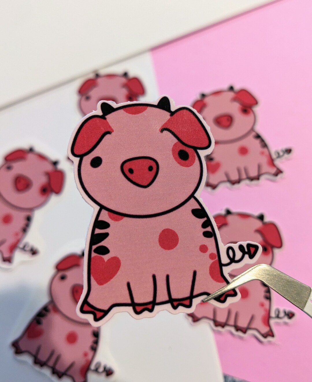 2.5 Hazbin Hotel Chibi Chunky Kawaii Cute Fat Nuggets Demon Piggie ...