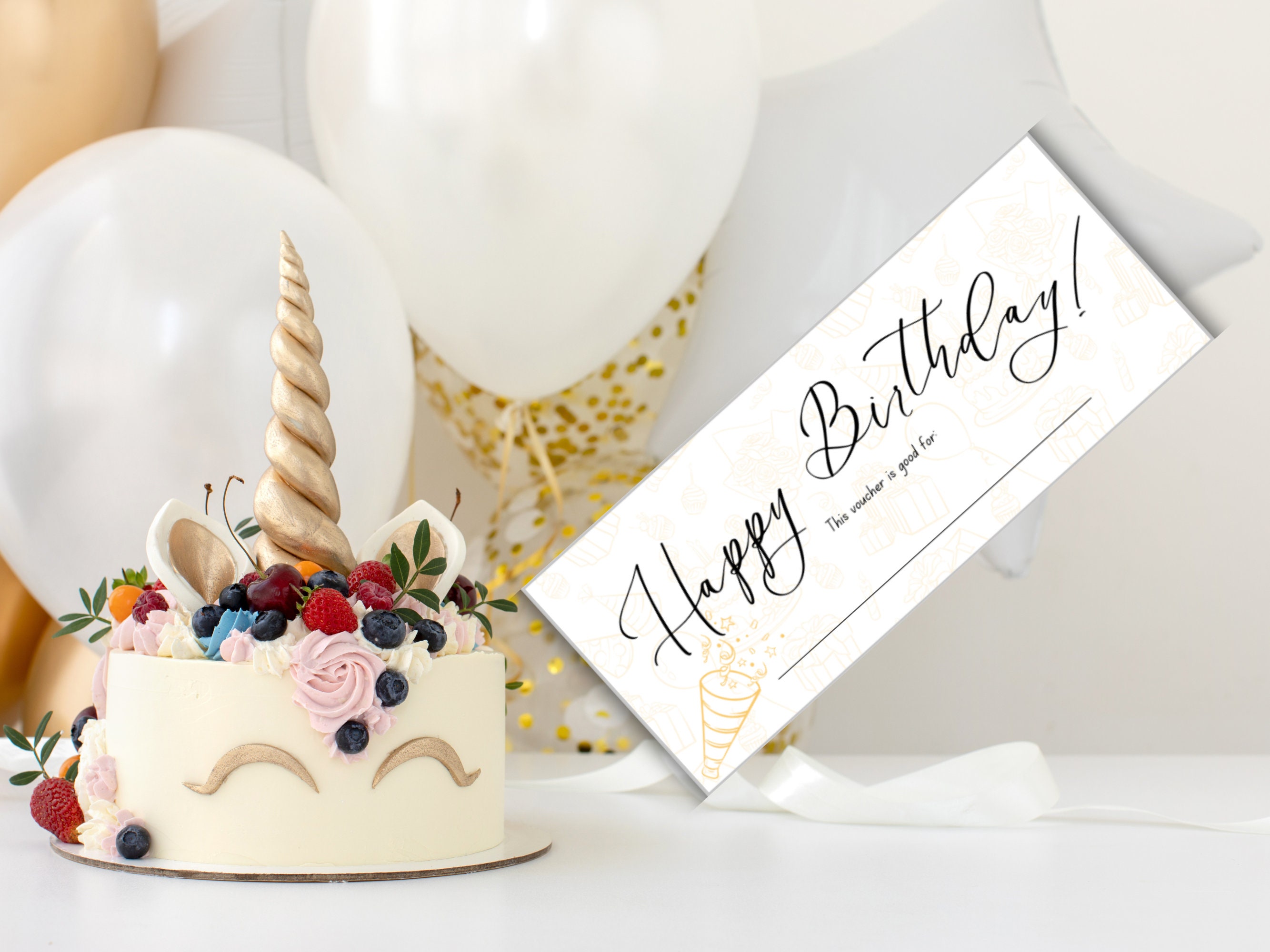 Printable Birthday Voucher, Birthday Coupon - Etsy